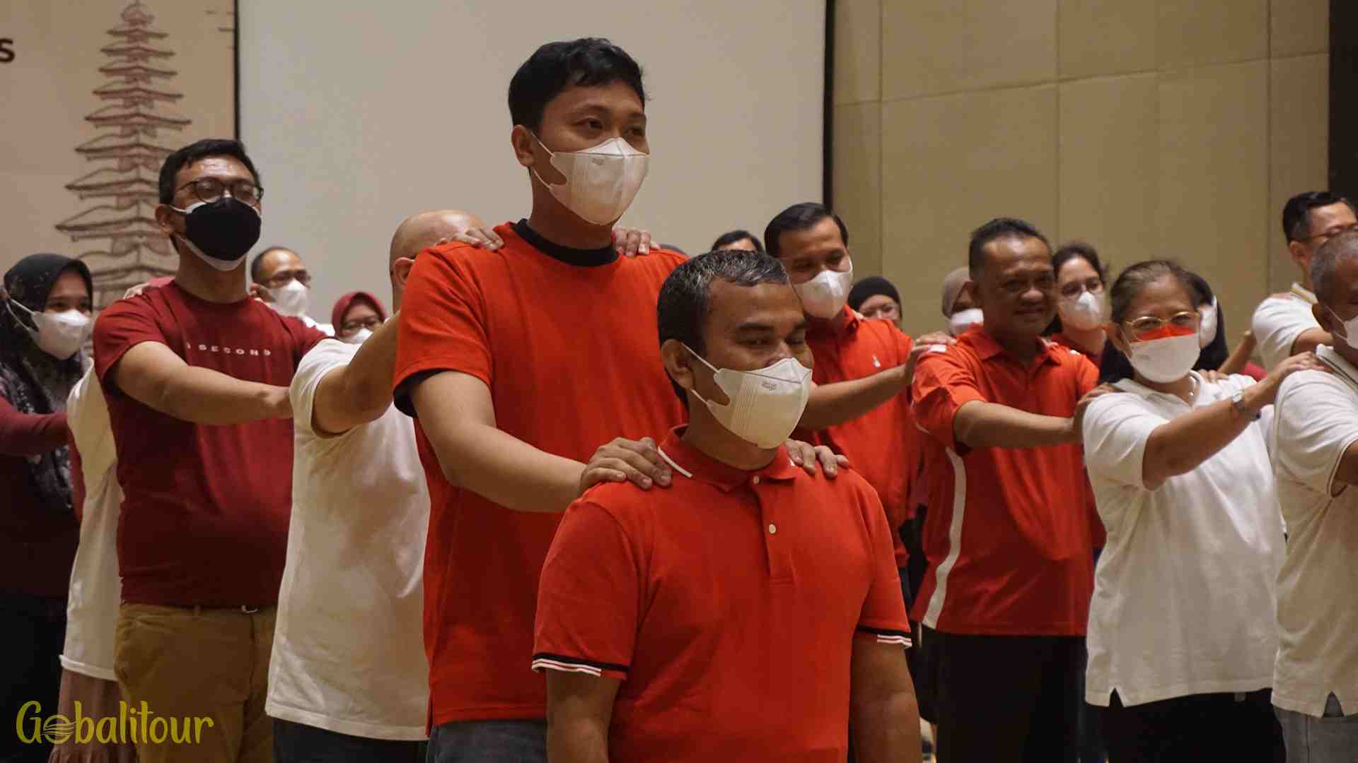 Bali Indoor Games - Team Building di lakukan di dalam ruangan.